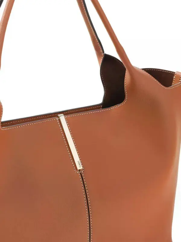 TOD'S Leather Tote - Brown