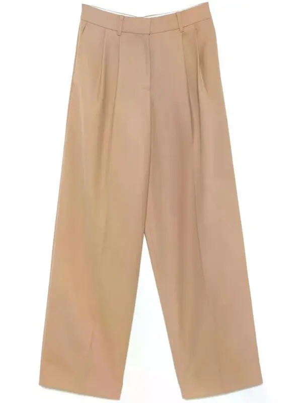 Michael Kors Pleated Wide-leg Trousers