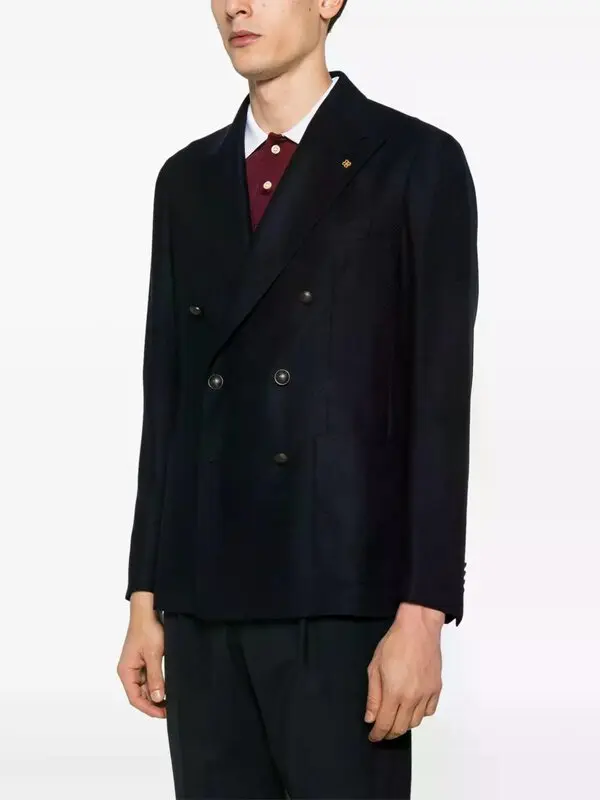 Tagliatore Double-breasted Blazer - Blue