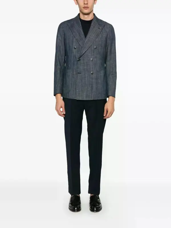 Tagliatore Denim Blazer
