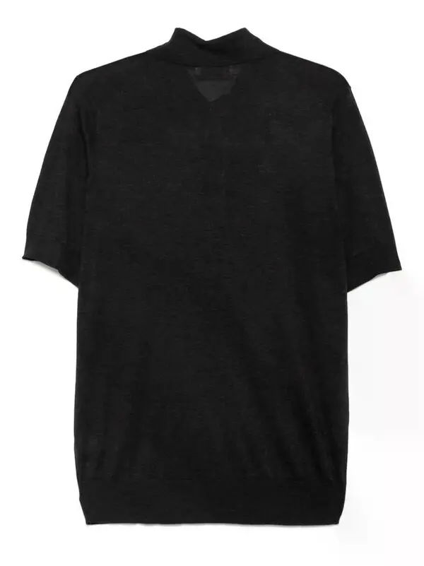 Brunello Cucinelli Fine-knit Polo Shirt - Grey