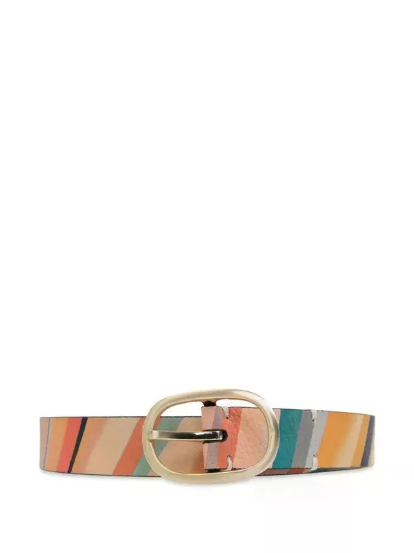 Paul Smith Striped Belt - Neutrals