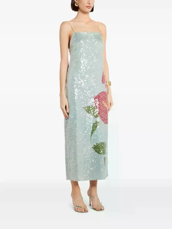green sequin off the shoulder dress Luxury Green Sequins Beaded Off Shoulder Evening Dress XD011