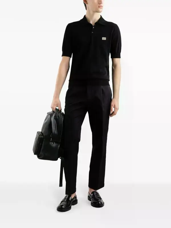 Dolce & Gabbana Pleat-detail Trousers - Black