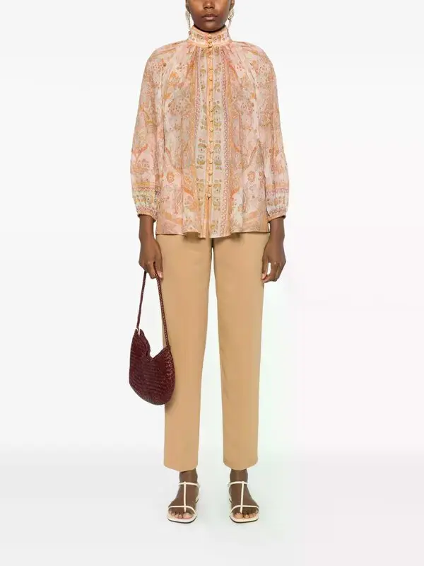 FORTE_FORTE Cady Crepe Trousers - Brown