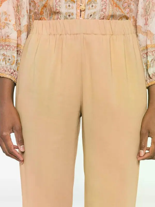 FORTE_FORTE Cady Crepe Trousers - Brown