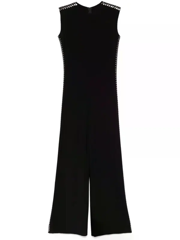 Norma Kamali Stud-embellished Jumpsuit - Black