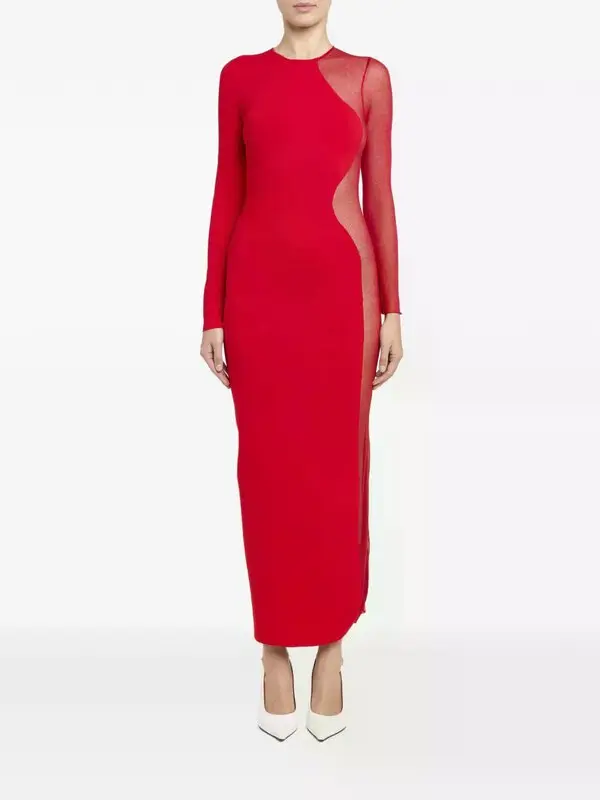 Stella McCartney Lace-panel Midi Dress