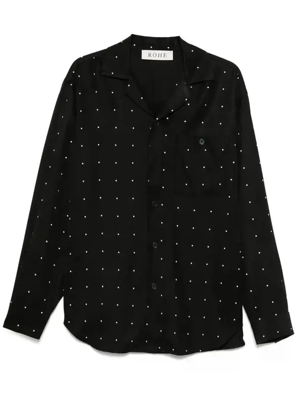 RÓHE Polka-dot Shirt