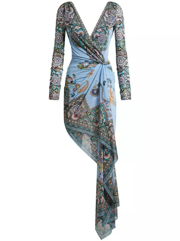 Etro Asymmetric Mini Dress