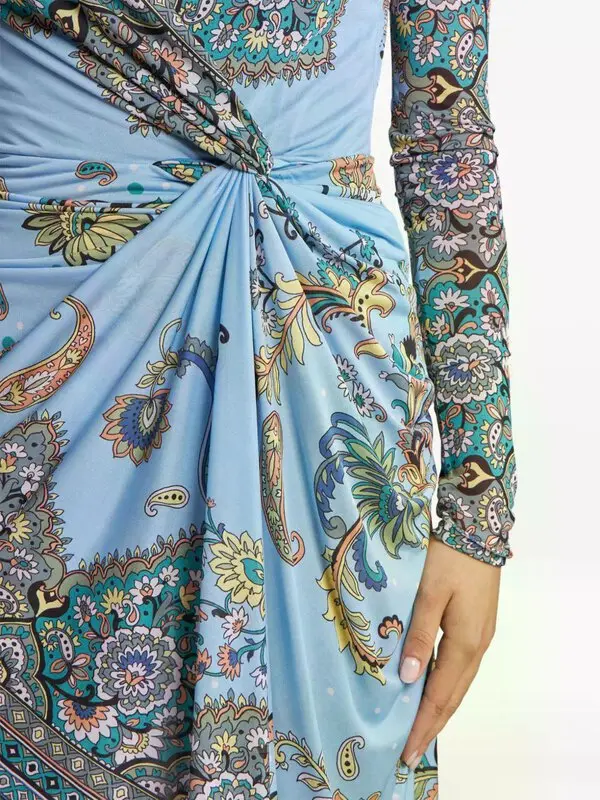 Etro Asymmetric Mini Dress