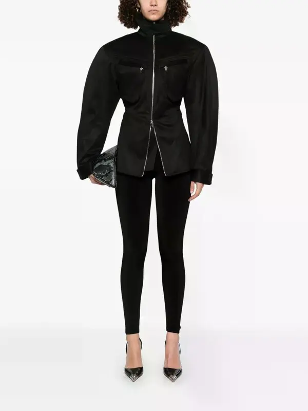 MUGLER Sculpting Knit Leggings