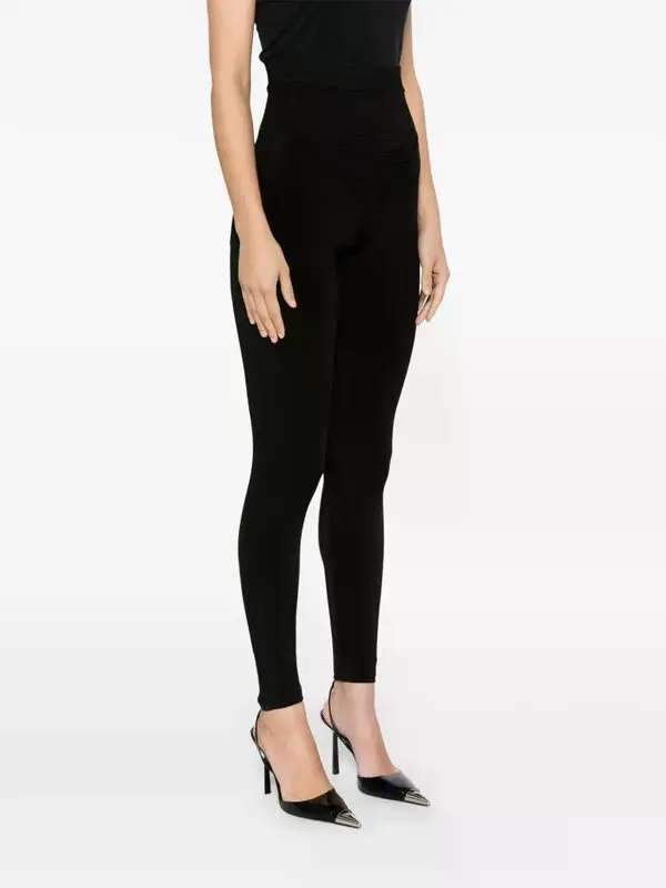 MUGLER Sculpting Knit Leggings