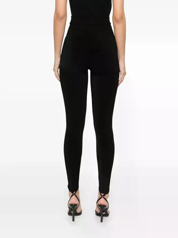 MUGLER Sculpting Knit Leggings