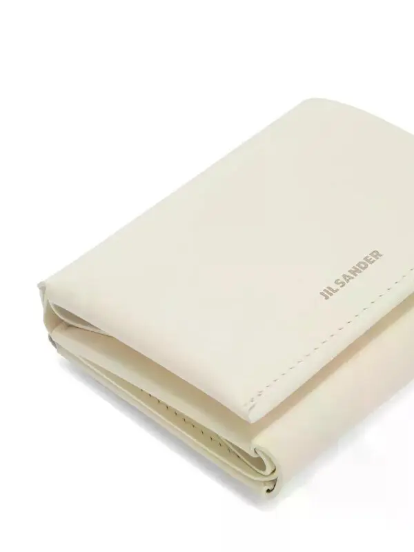 JIL SANDER Logo-stamp Leather Wallet