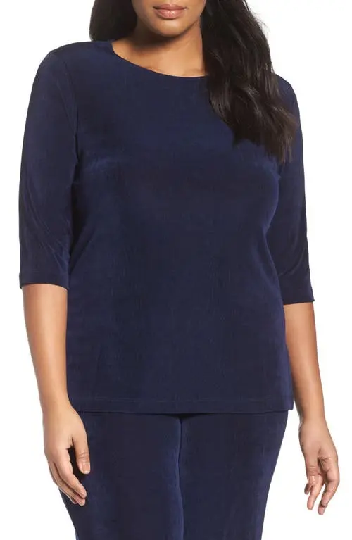 Vikki Vi Three-quarter Sleeve Top