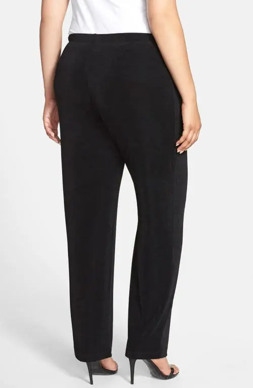Vikki Vi Straight Leg Trousers - Black