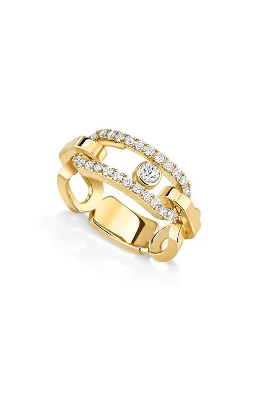 Messika Move Link Ring - Yellow Gold