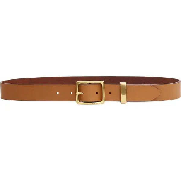 Rag & Bone X Boyfriend Leather Belt - Tan