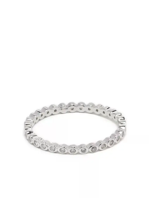 ESHVI Crystal Eternity Ring - Silver