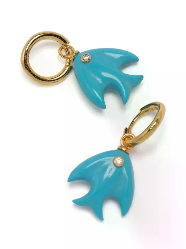 ESHVI Fish Drop Earrings