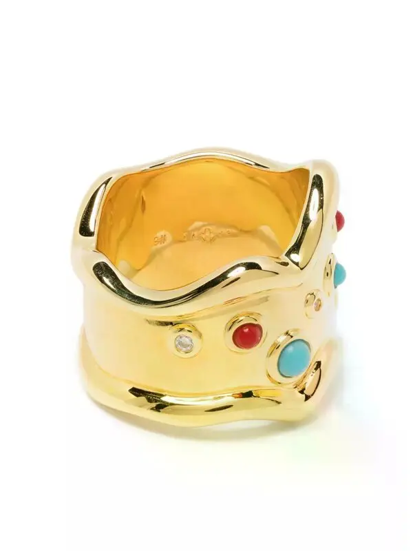 ESHVI Crystal-embellished Ring - Gold
