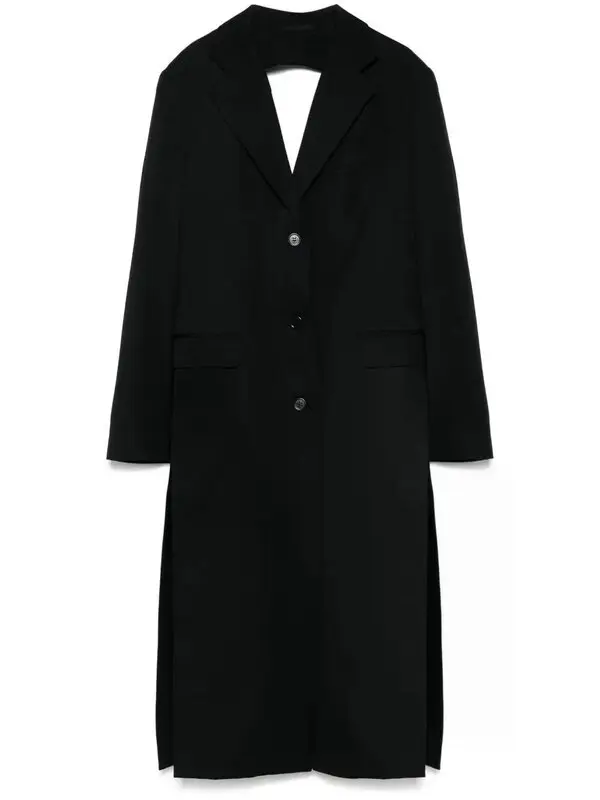 Simone Rocha Bow-detail Cutout Coat