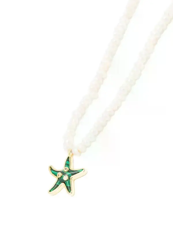 ESHVI Pearl Chain Necklace - Neutrals