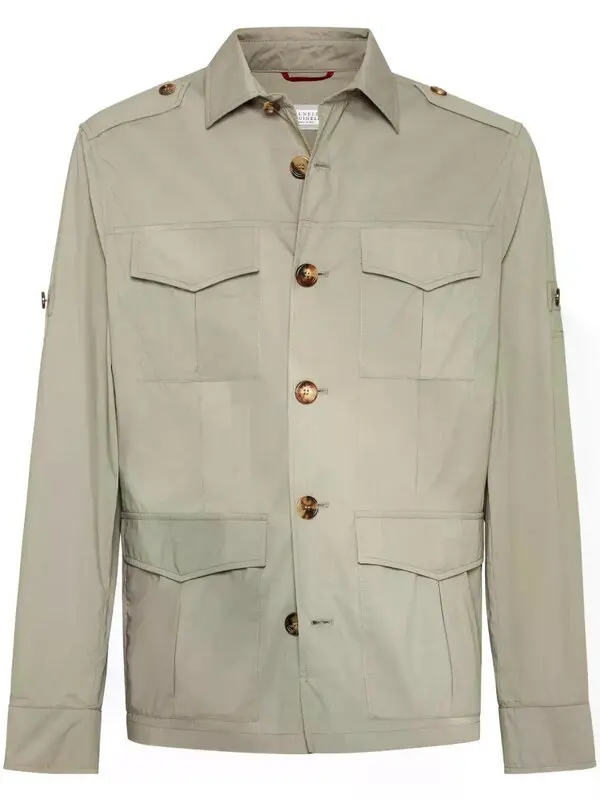 Brunello Cucinelli Water-resistant Shirt Jacket - Neutrals