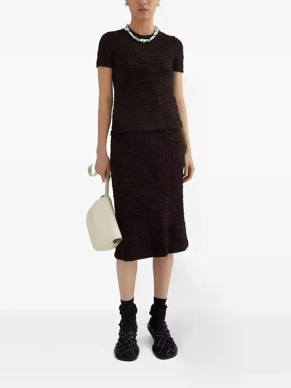 JIL SANDER High-waist Midi Skirt