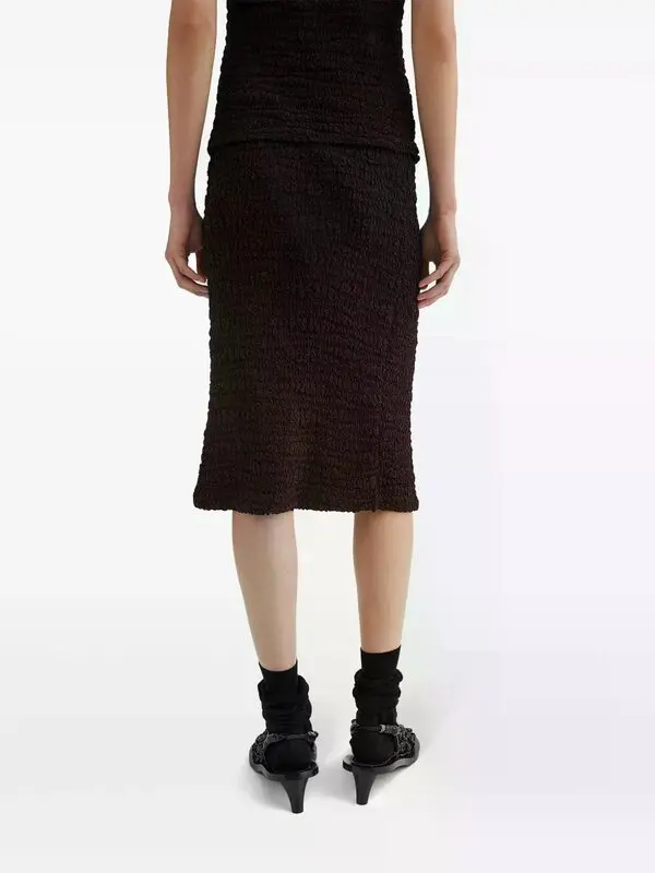 JIL SANDER High-waist Midi Skirt