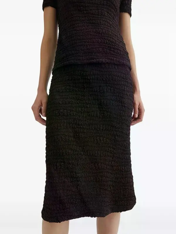 JIL SANDER High-waist Midi Skirt