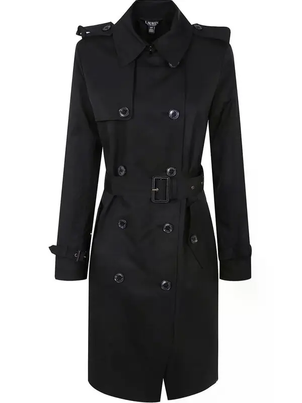 Ralph Lauren Double-breasted Coat - Black