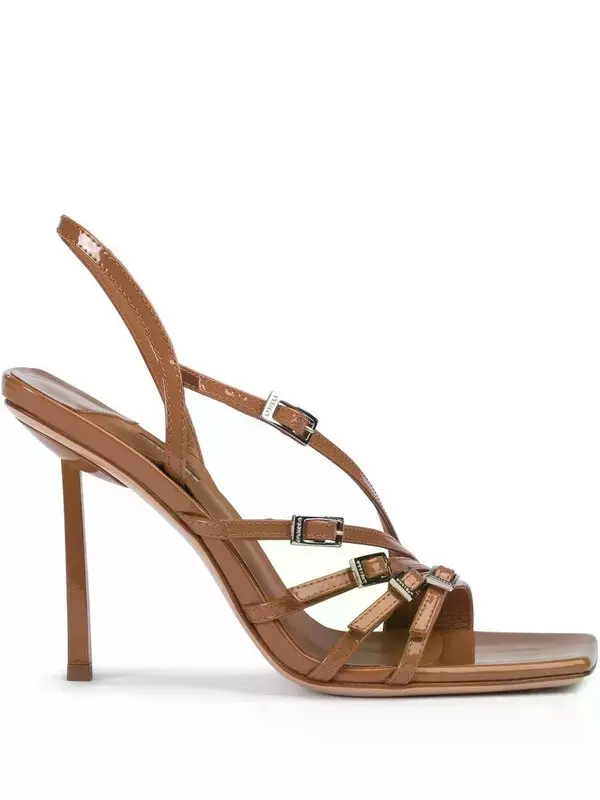 LE SILLA 95mm Stiletto Sandals - Brown