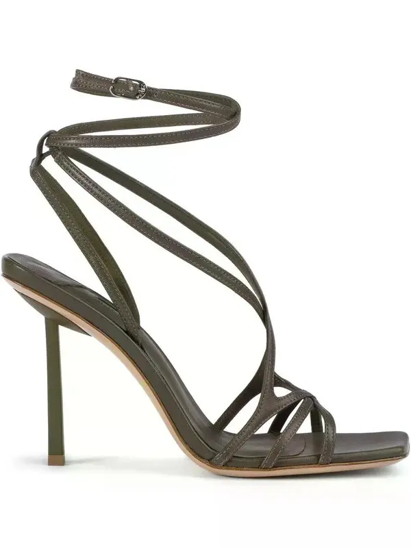 LE SILLA 95mm Belen Sandals - Green