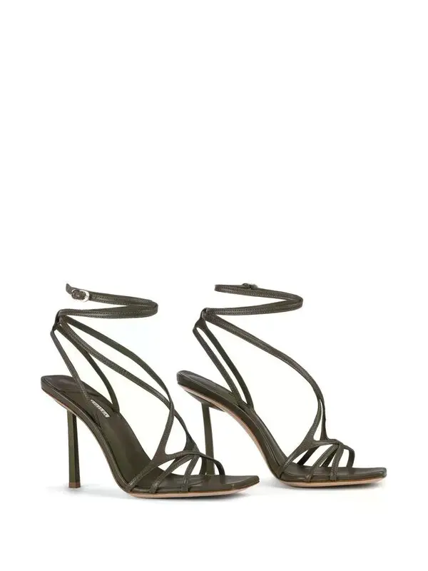 LE SILLA 95mm Belen Sandals - Green