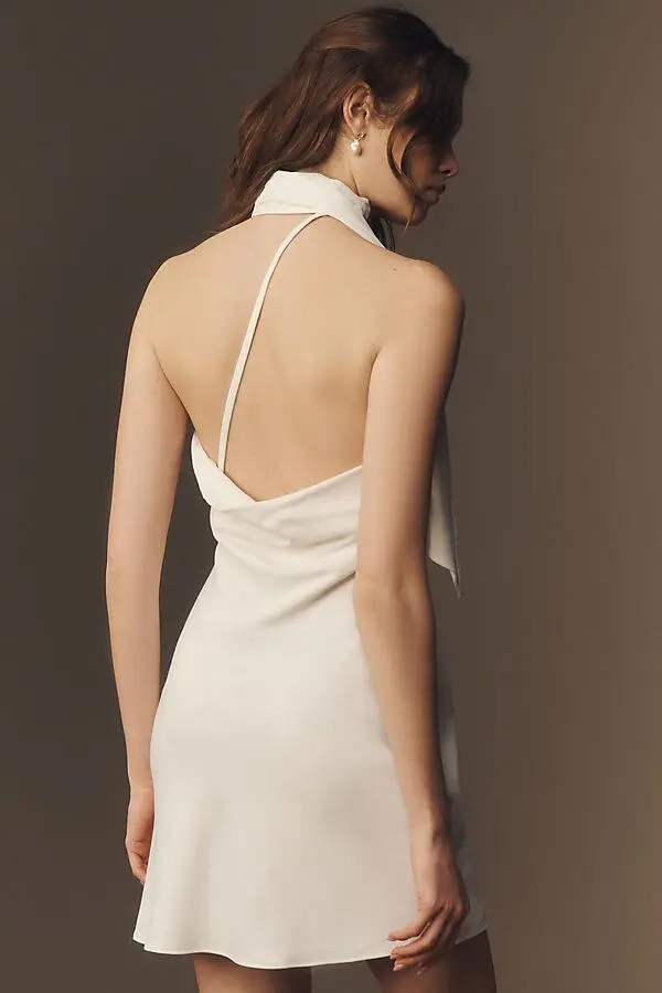 Bhldn Satin Mini Dress