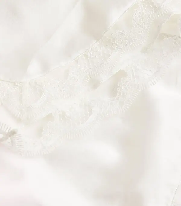 Simone Perele Silk-blend Shorts - White