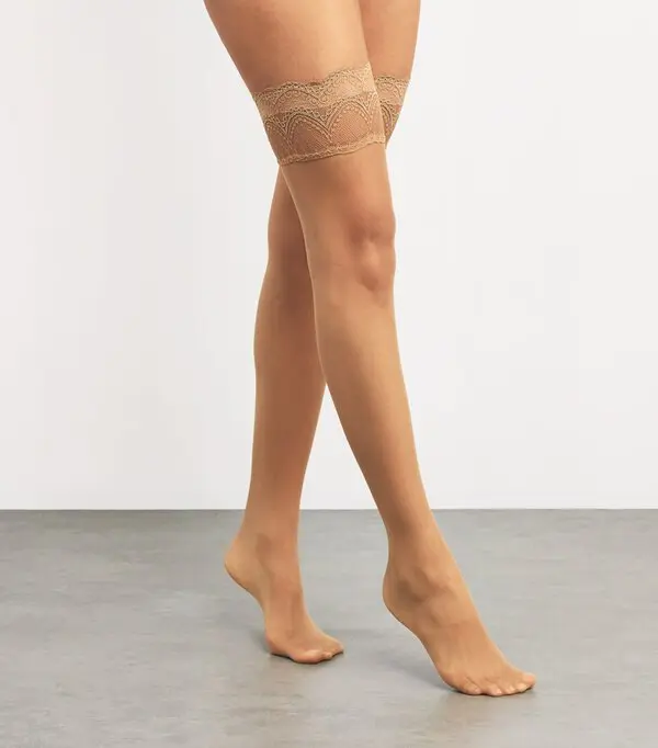 Falke Invisible Deluxe 8 Stay-up Tights - Nude