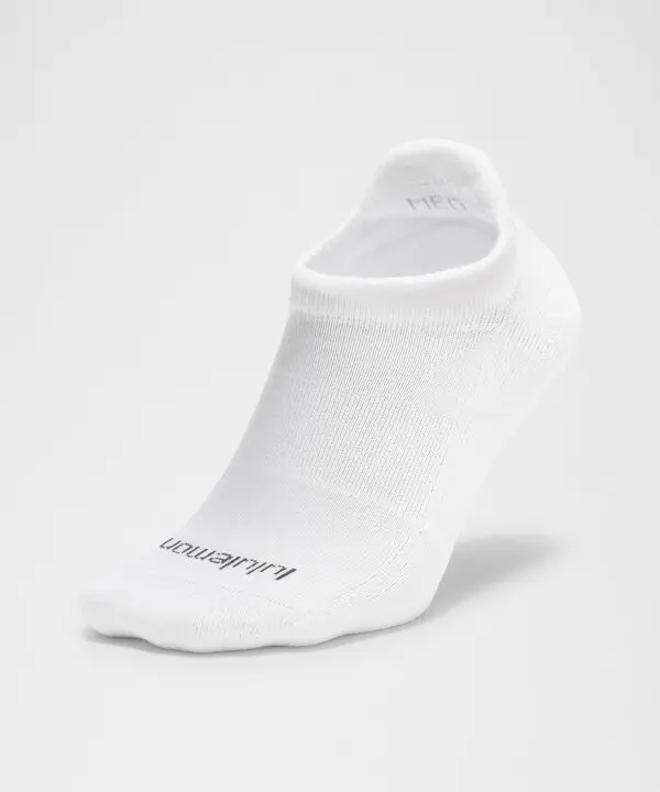 Lululemon Daily Essential Tab Socks - White/heathered Core Light Grey/black