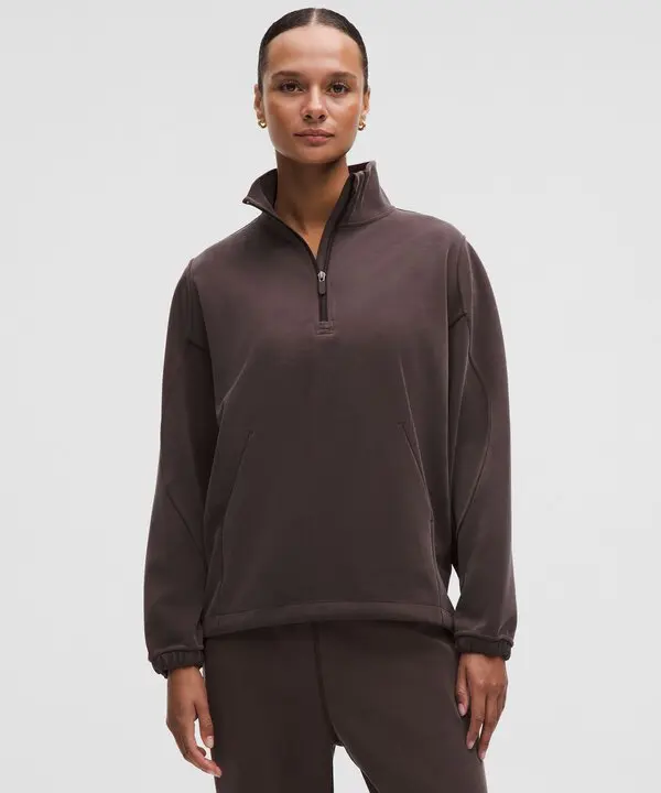 Lululemon Softstreme Half-zip - Sequoia