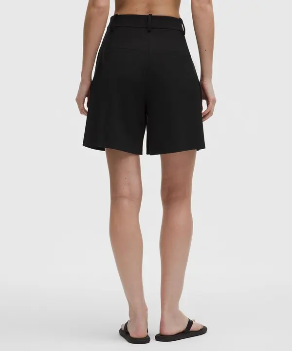 Lululemon Daydrift Pleated High-rise 7" Short - Black