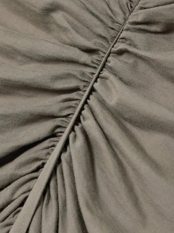 Rick Owens Edfu Asymmetric Maxi Skirt - Gray