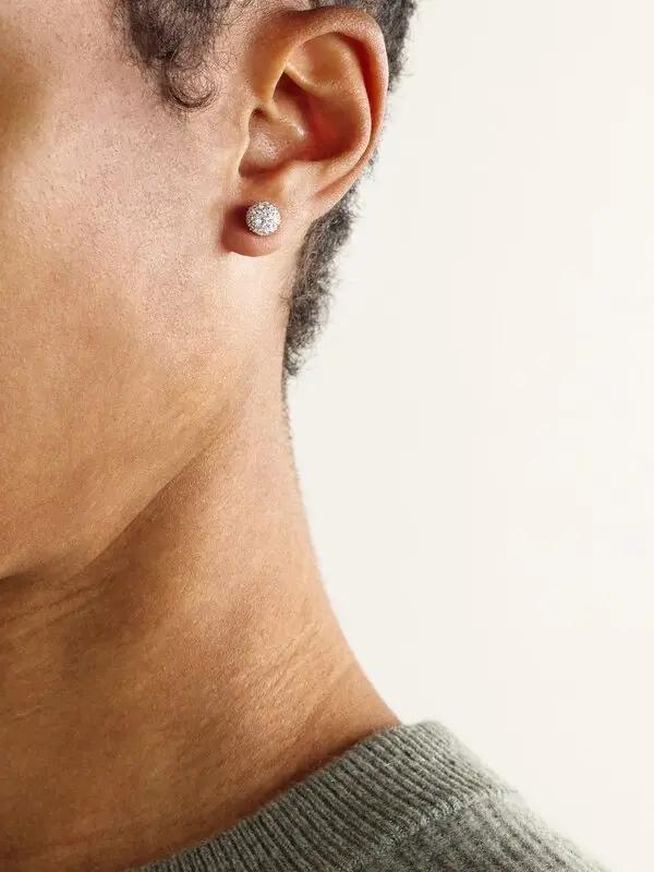 Irene Neuwirth Gumball 18-karat White Gold Diamond Earrings