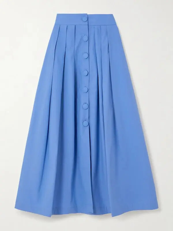 DESTREE Irving Pleated Midi Skirt