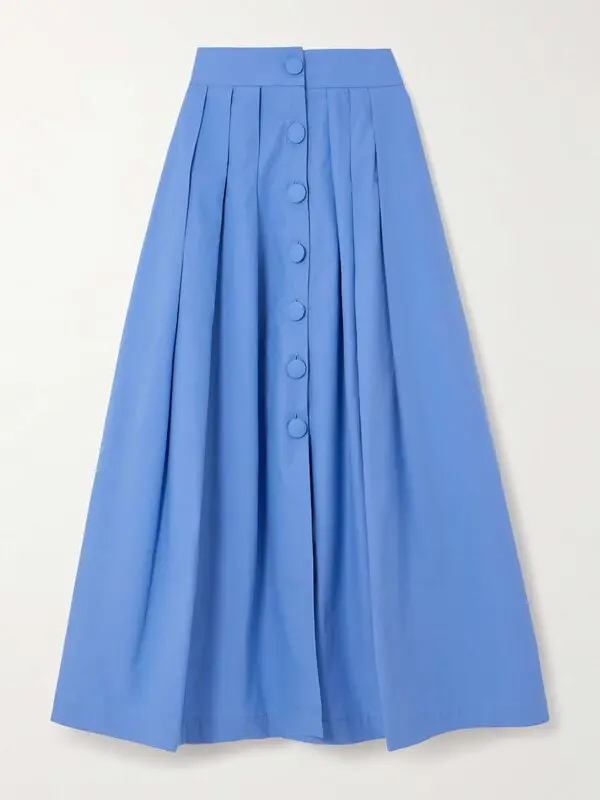 DESTREE Irving Pleated Midi Skirt