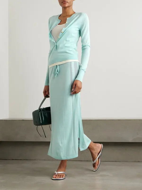 DIOTIMA Brompton Cashmere Midi Skirt