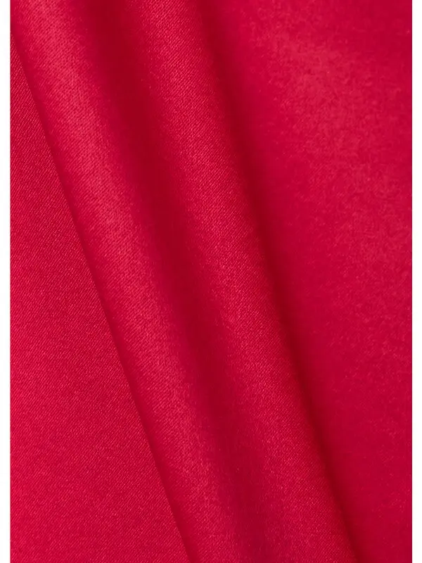 Dolce & Gabbana Underwired Picot-trimmed Stretch-silk Satin Bodysuit