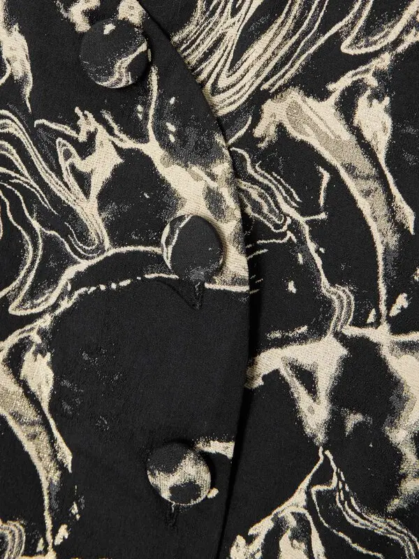 DESTREE Dorothea Cotton-blend Jacquard Wrap Dress