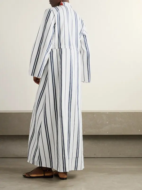 DESTREE Otani Striped Woven Coverup